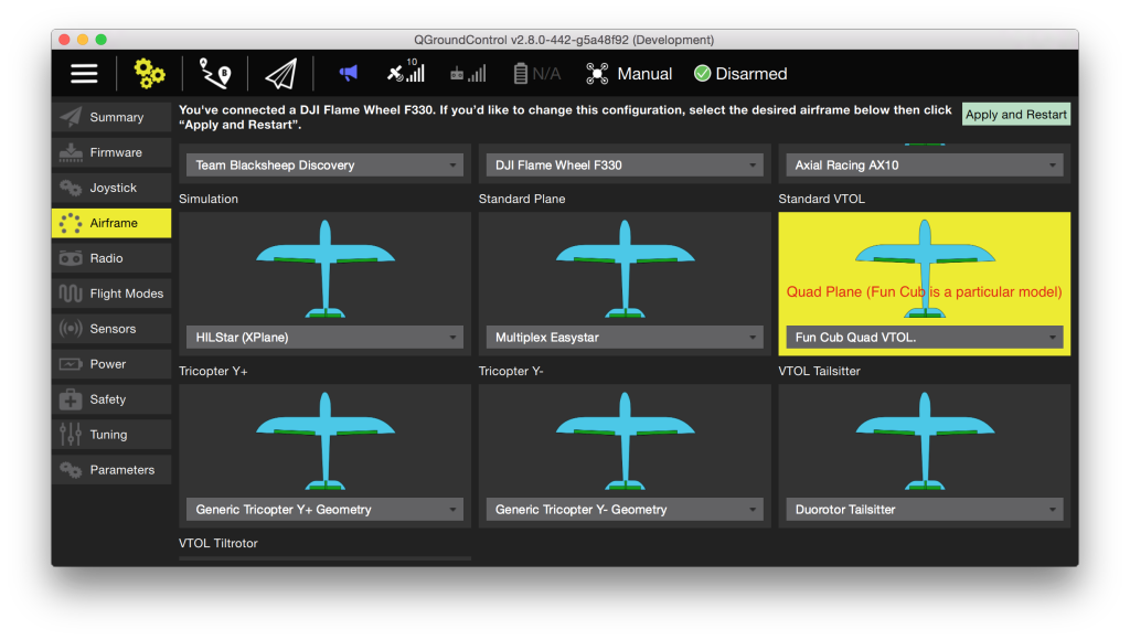 FunCub Quad Plane - PX4 Pro Open Source Autopilot